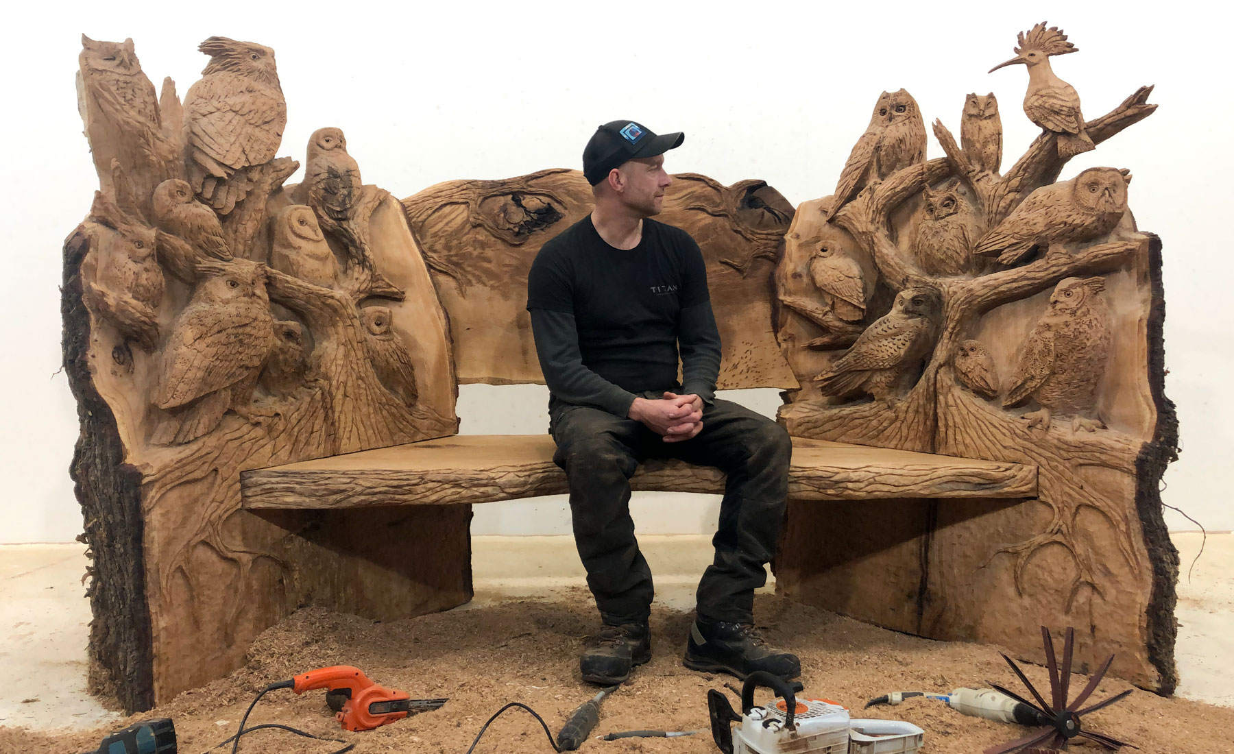 Portfolio - Sculptures by Matthew Crabb Tree Carving Artist